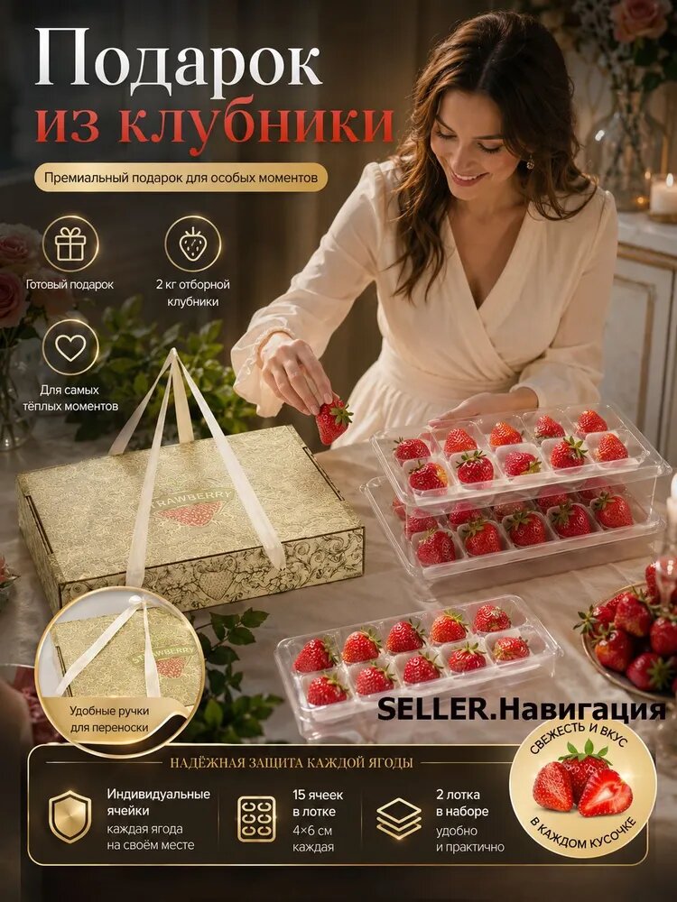 Подарок из клубники