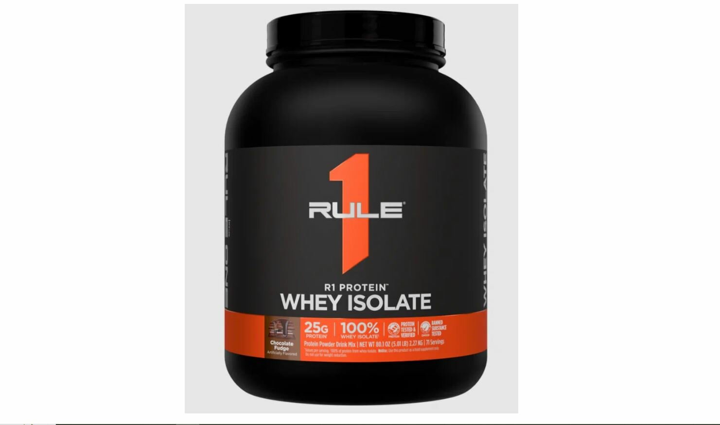 Rule One R1 PROTEIN Isolate, Изолят, 2.2 кг (Шоколадная помадка)