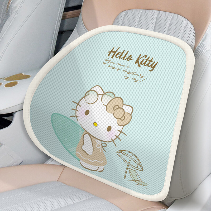 Автомобильная подушка для спины Kitty Cool Summer с дышащей ячеистой тканью и регулируемой формой для комфорта водителя