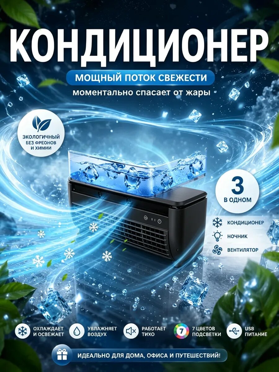 Мини кондиционер для комнаты