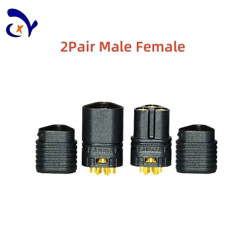 Разъемы контроллера с тремя отверстиями 5 шт. 2Pair Black