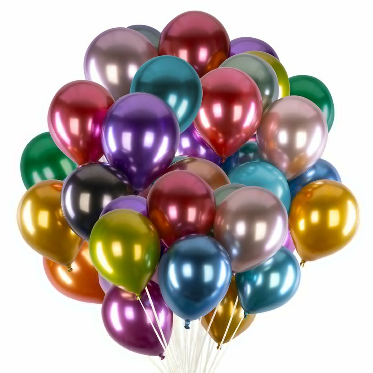 Воздушные шары Brauberg Kids "хром", 30см, 50шт. (591884)
