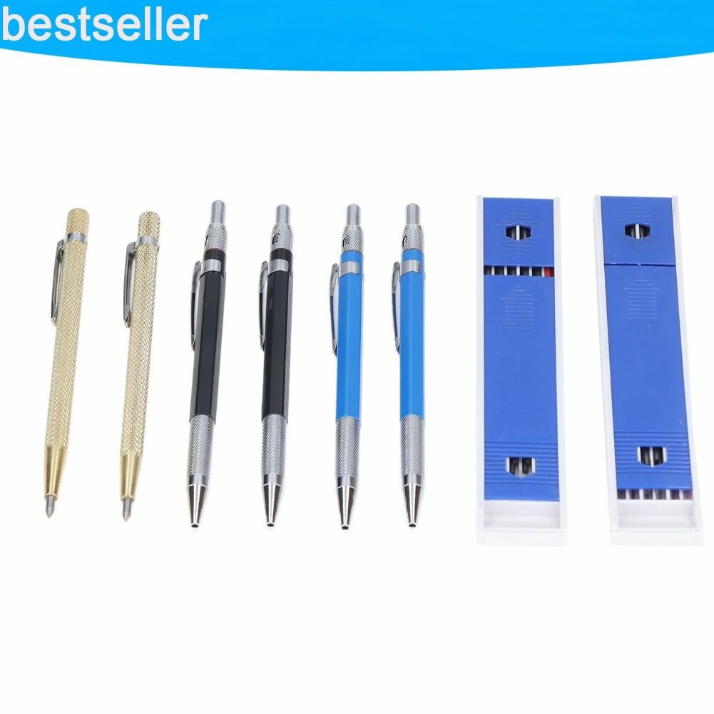 Carpenter Pencils Комплект Пластик Tungsten Carbide - Carpenter Scriber Marking Комплект для glass