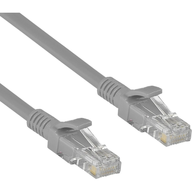 ExeGate UTP-RJ45-RJ45-C6-CU-0.5M-GY Patch Cord UTP кат.6, 0.5м, серый EX282002RUS — фото 1