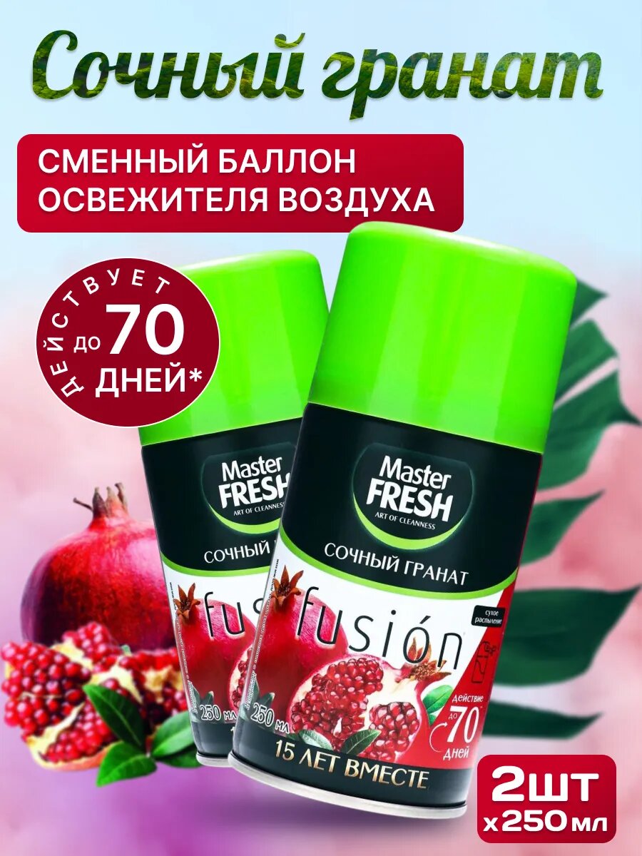 Сменный баллон к AirWick Сочный гранат 250 мл 2 шт