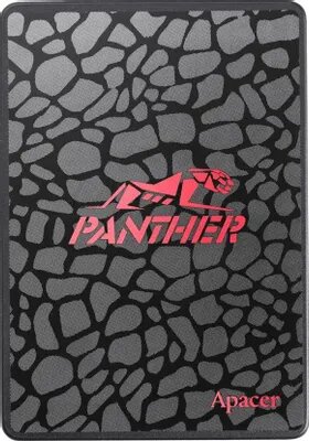 Накопитель SSD APACER 256Gb PANTHER AS350 (2.5", SATA-III, R/W 560/540Mb/s, 3D TLC, IOPS 81K/74K, MTBF 1,5M, 180TBW) (AP256GAS350-1)