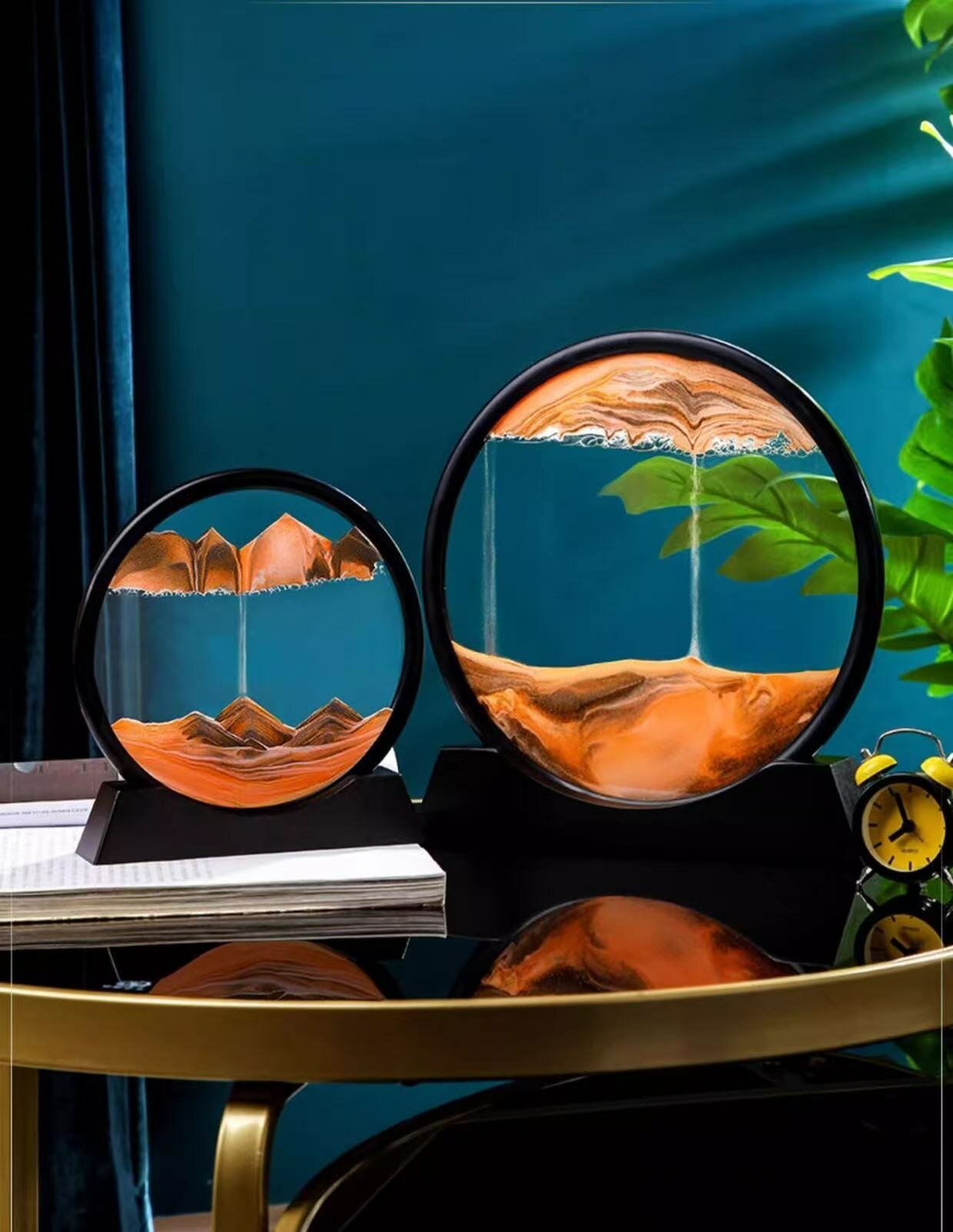 3D песочные часы 3D роспись по зыбучим пескам декомпрессионное искусство украшения песочных часов, желтый