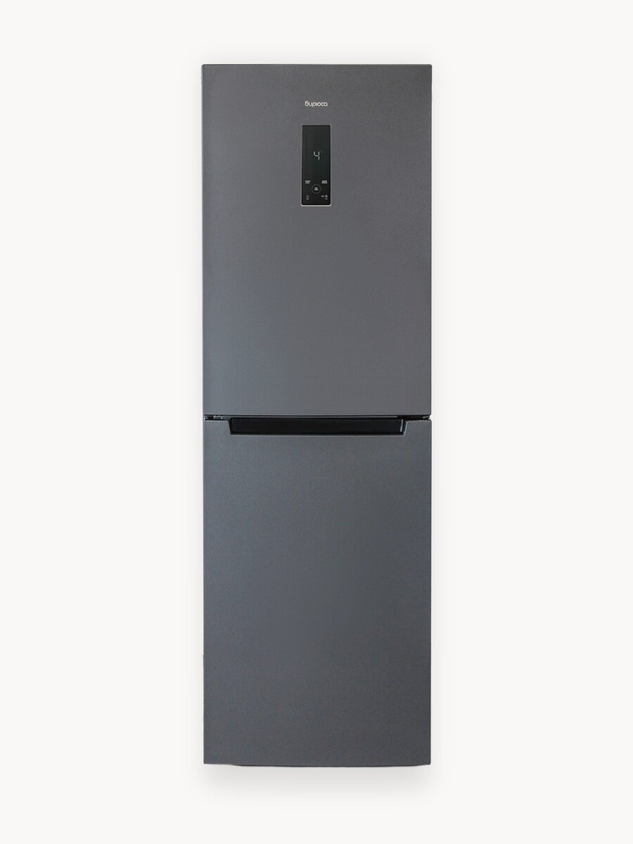 Двухкамерный холодильник Бирюса W940NF No frost, темно-серый