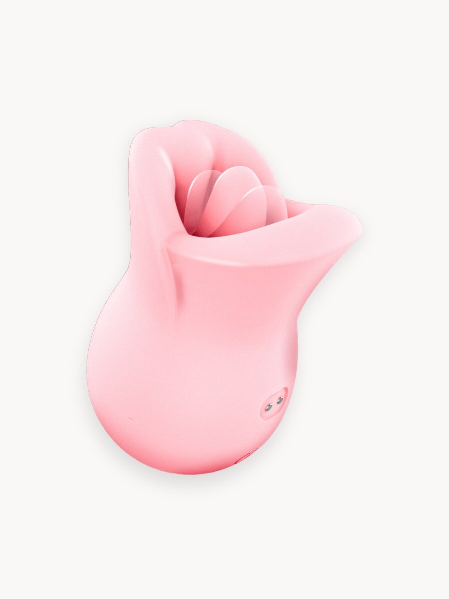 Вибратор женский лижущий с языком и губами для куни, секс игрушки для взрослых 18+