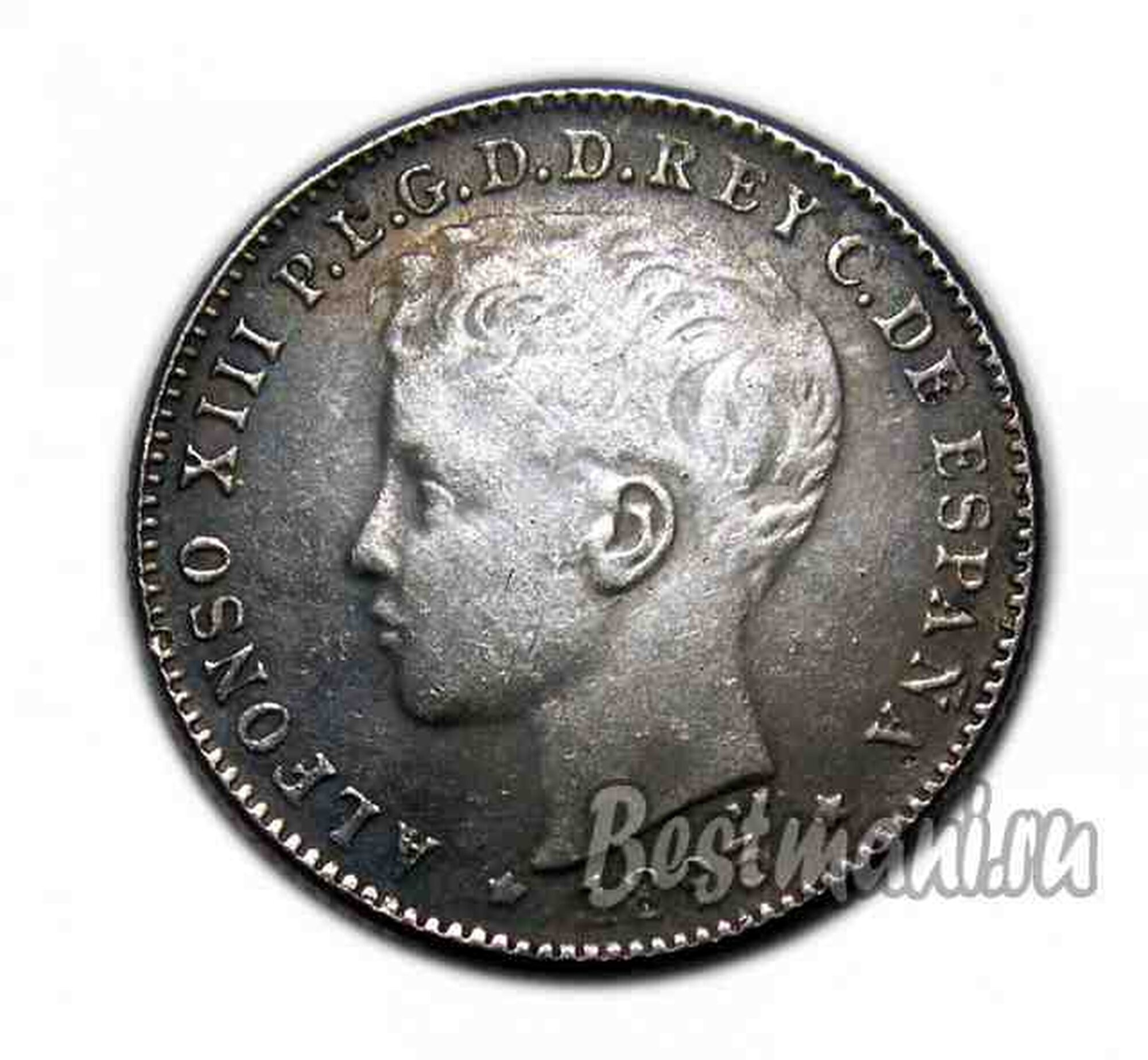 ALFONSO XIII 20 Centavos 1895 года Испанский королевский монетный двор сувенирная копия монеты, нумизматика, деньги для коллекции