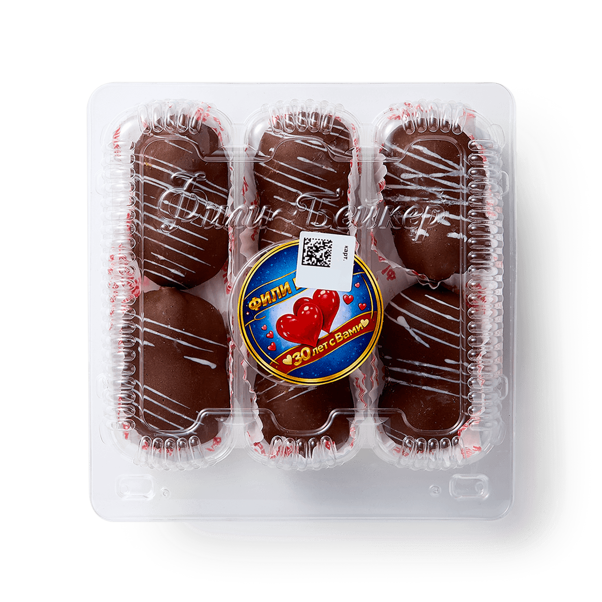 Пирожное Фили-Бейкер "Картошка", бисквитное, в пластиковой коробке, 240 г