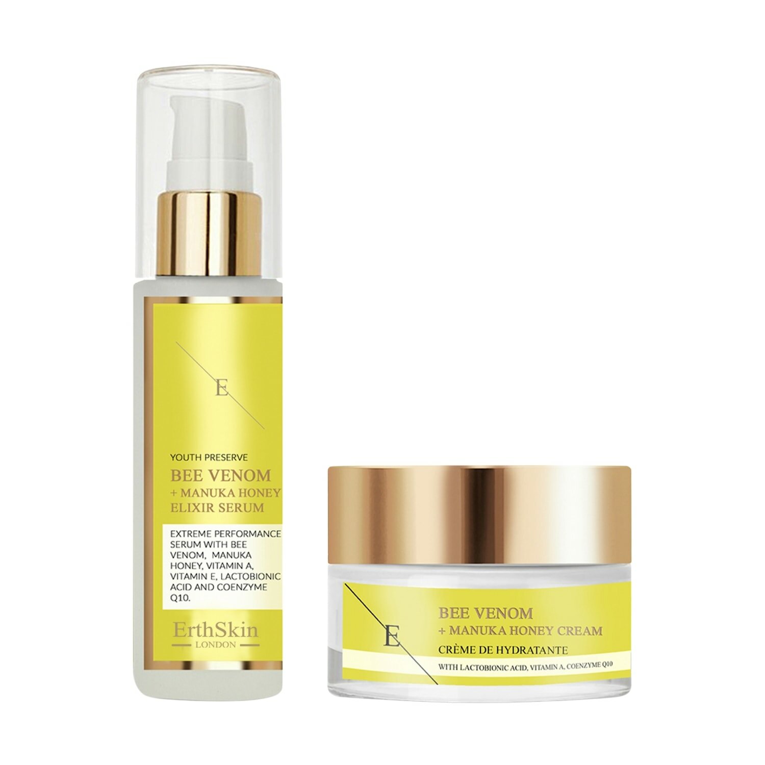 ErthSkin London Набор для увлажнения кожи Bee Venom (крем/50+эликсир/60 мл)