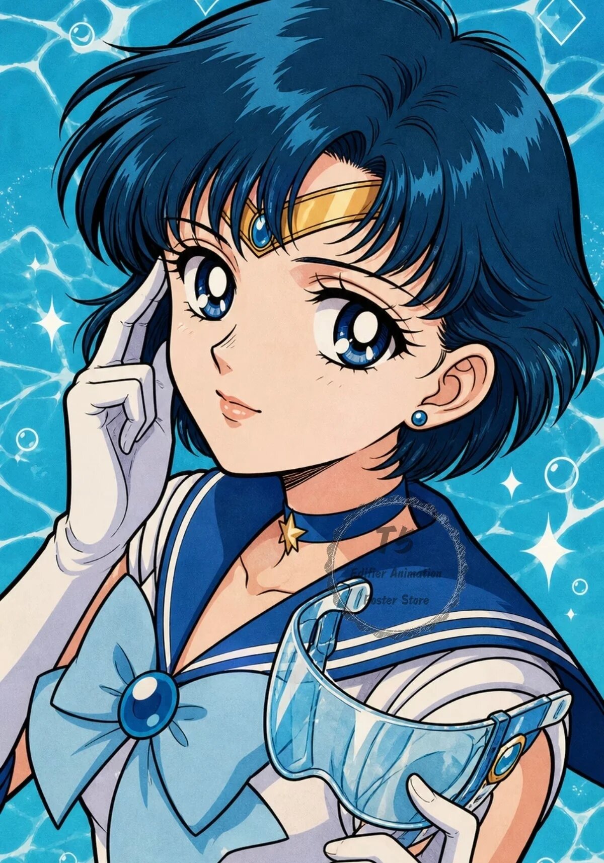 Bandai Sailor Moon Anime Canvas Poster T5-355-5, A3 30X42cm No Frame