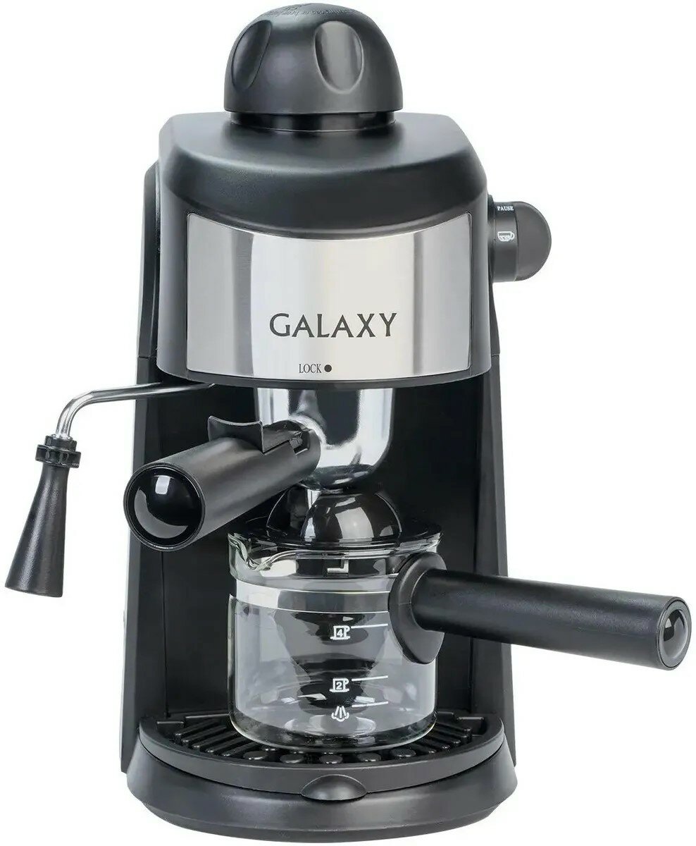 Кофеварка рожковая Galaxy Line GL 0753, 5 бар, ёмкость для воды 240 мл, черная