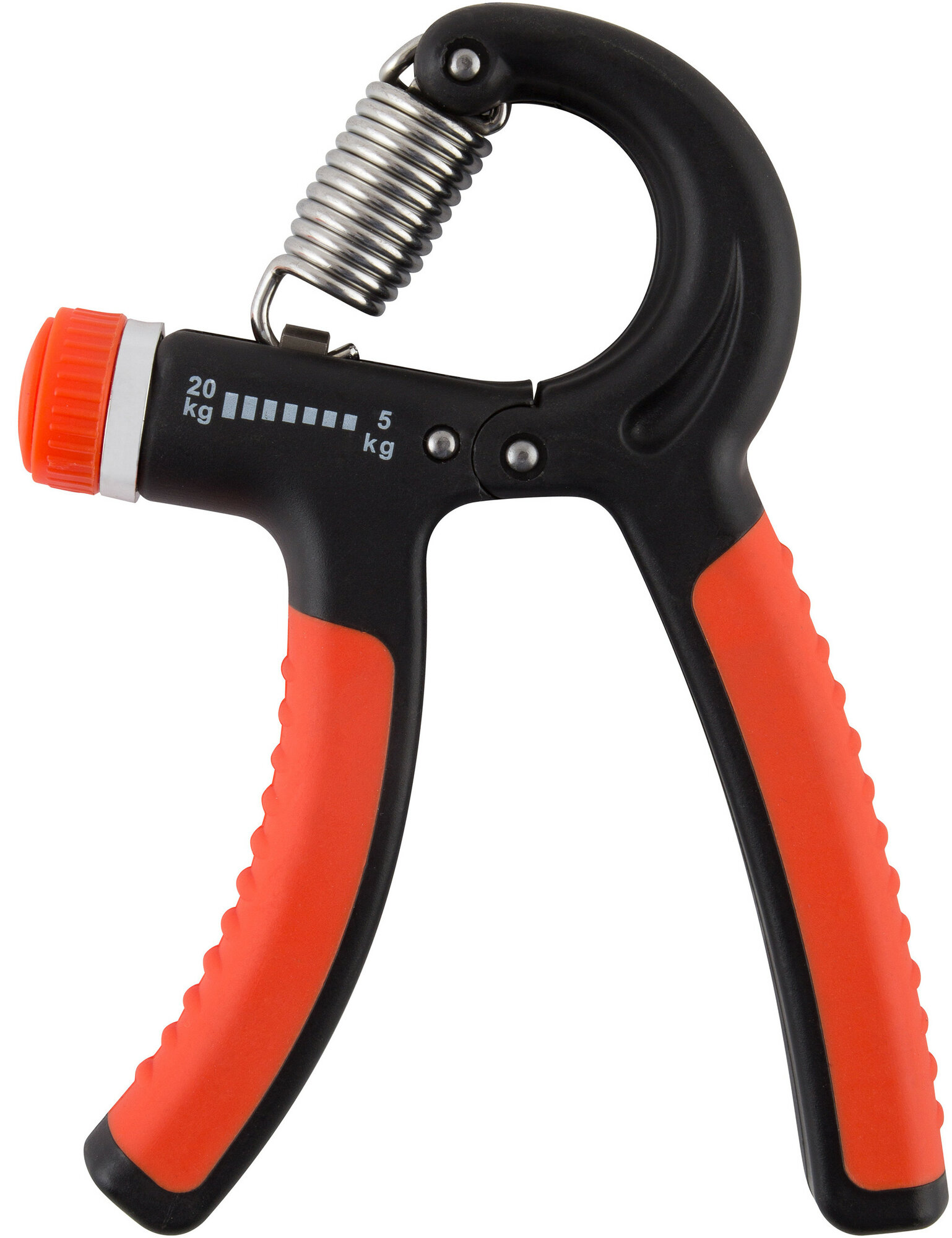 Эспандер кистевой победить HG-02, нагрузка 5-20 кг, черный/оранжевый