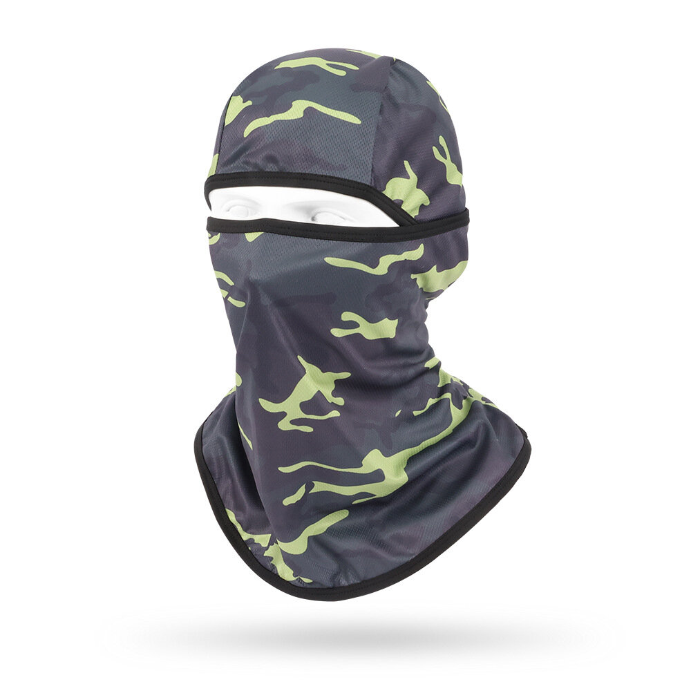 Быстросохнущая, впитывающая пот, дышащая маска для лица, камуфляжный шейный гетр, унисекс, защита от солнца на открытом воздухе, тактический шейный утеплитель, маскирующий головной платок