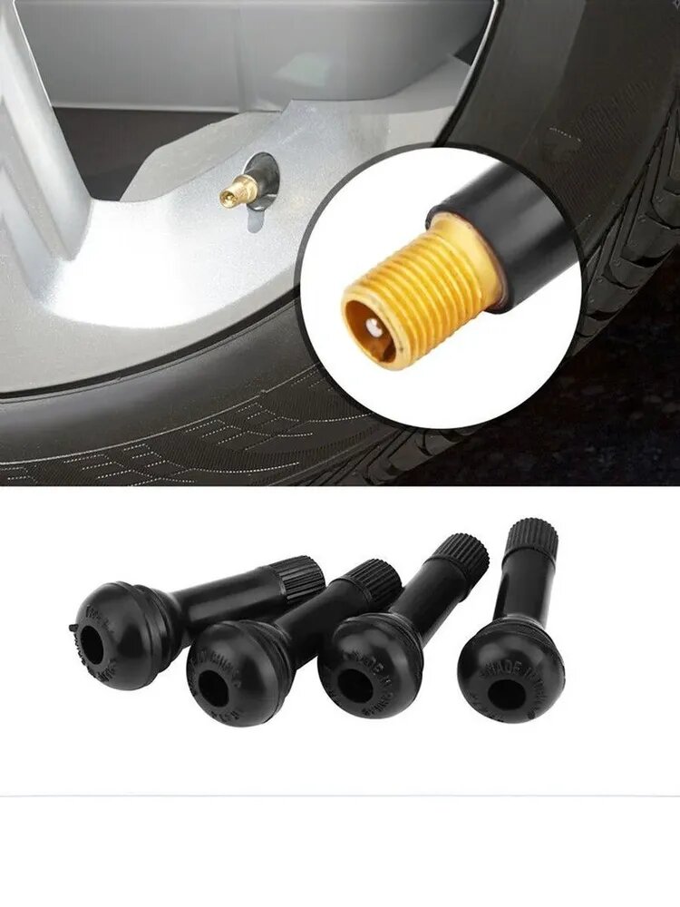 Вентиль для бескамерных шин, 4 шт.