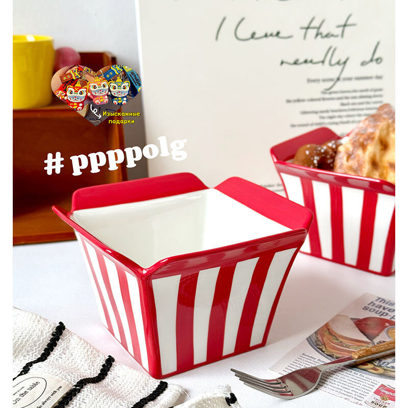 IKEA Салатник 730 мл 1 шт красный