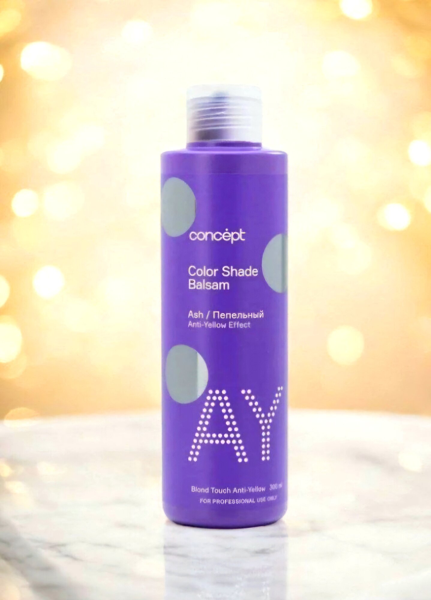 Бальзам Concept "Пепельный Блонд", для нейтрализации желтизны, цвет фиолетовый, 300мл