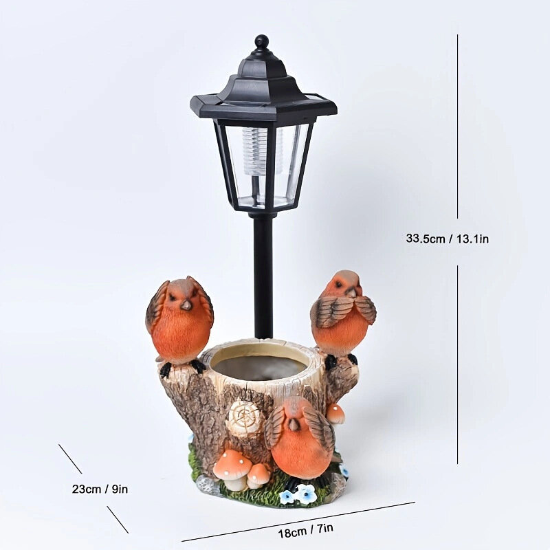 Солнечные фигурки-светильники из смолы (животные) для сада и дачи, декор. Мояэкономка