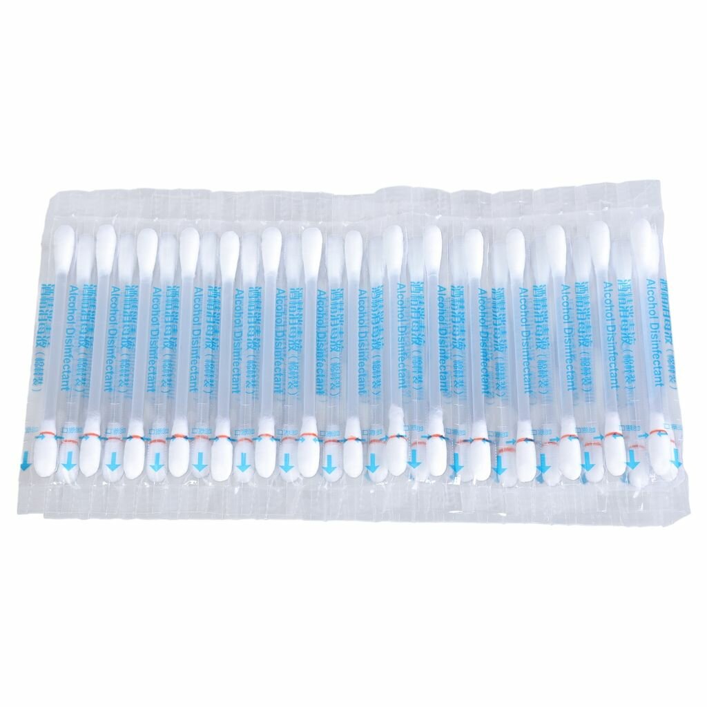 (30 штук) Одноразовые ватные тампоны со спиртом-белые