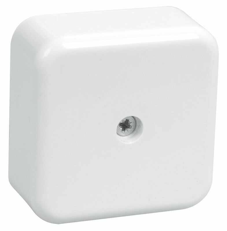 Коробка распаячная ОП 50х50х20 IP20 КМ41206-01 (4 клем. 3кв. мм) бел. IEK UKO10-050-050-020-K01