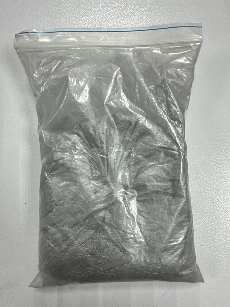 Пудра алюминиевая серебрянка термостойкая светоотражающая защитная 300г серебристо-серая ПАП-1