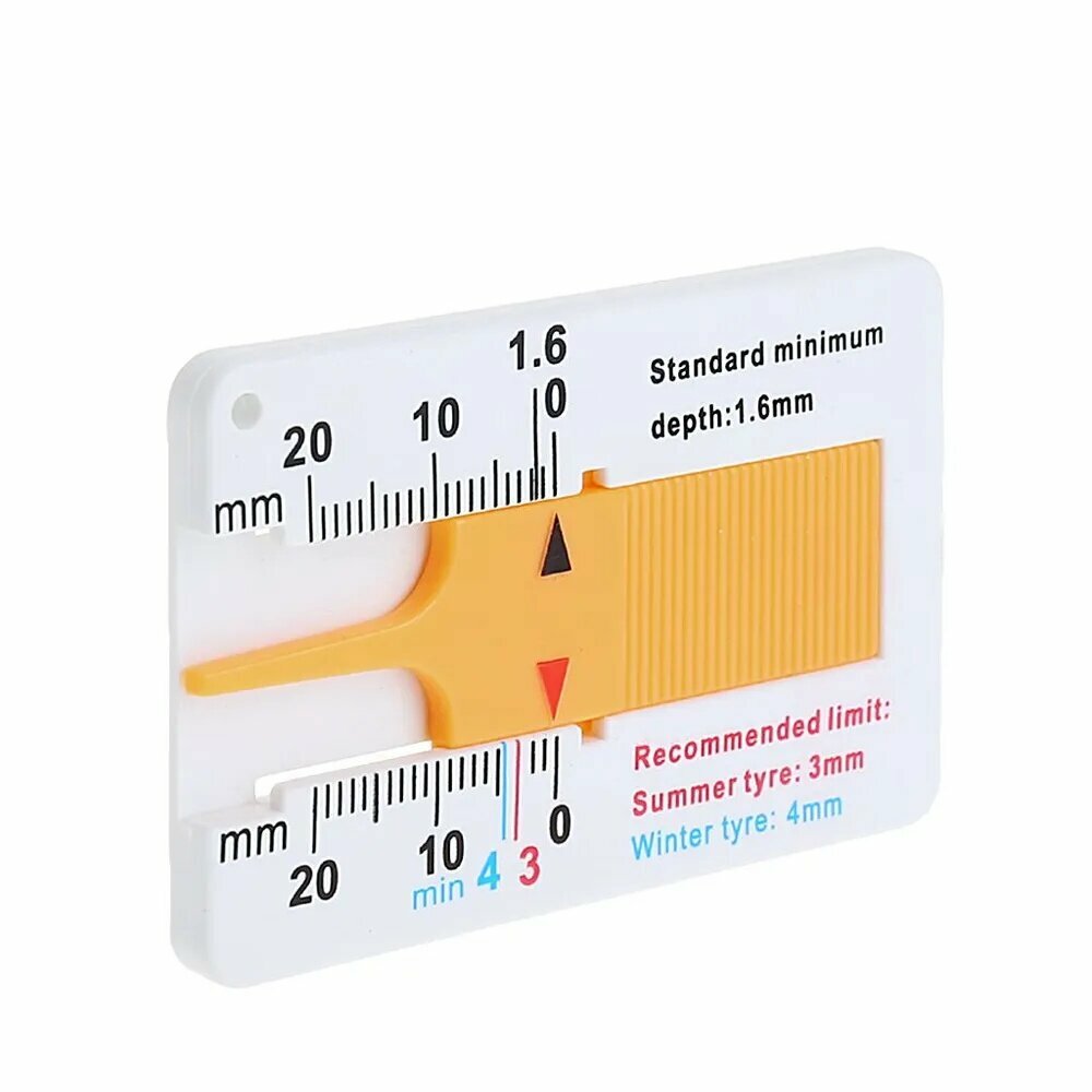 1 шт. Новый измеритель глубины протектора шин для автомобиля, мотоцикла, прицепа, фургона, Инструмент для измерения колес