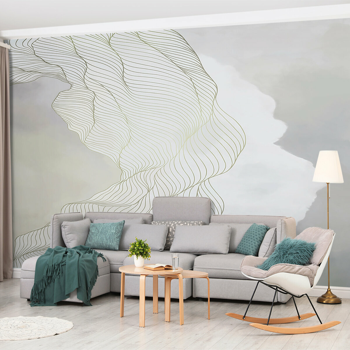 Фотообои / флизелиновые обои Абстракция в облаках 4 x 2,9 м