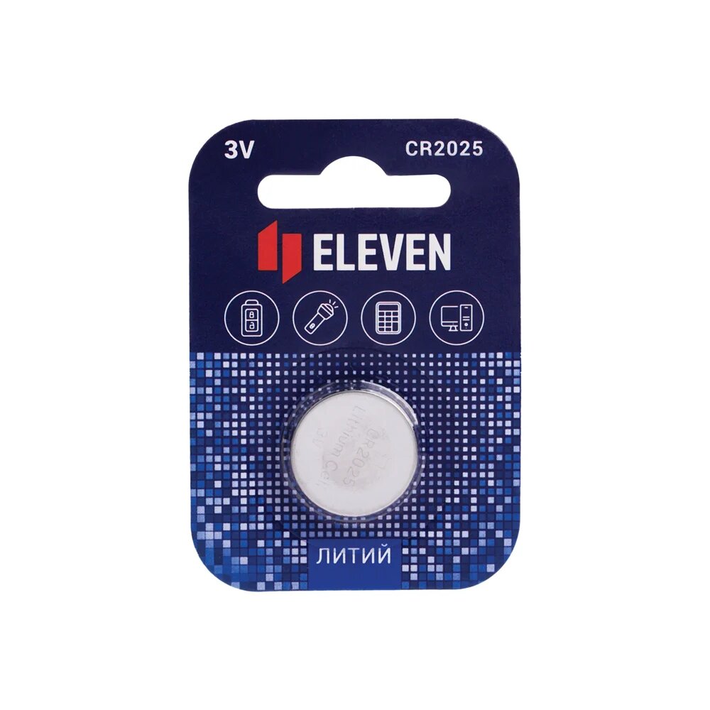 Батарейка литиевая Eleven CR2025 BC1 301759