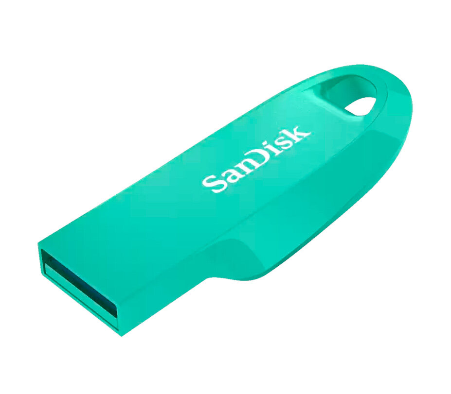 Накопитель SanDisk USB3.2 Flash 128GB Ultra Curve, зеленый