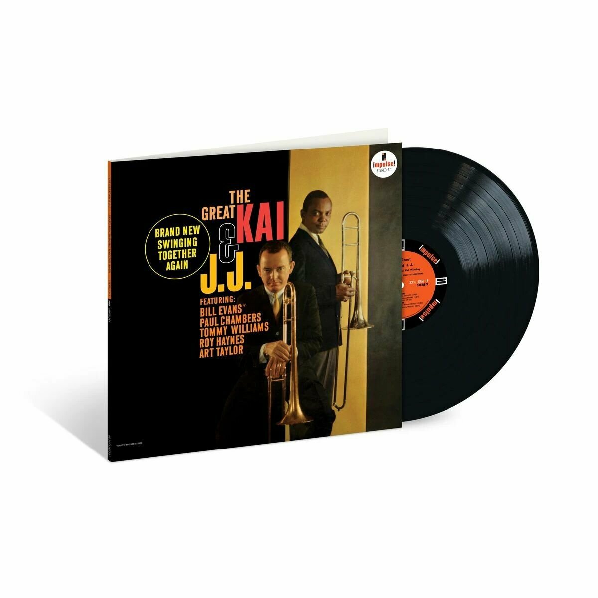Kai Winding & J.J. Johnson - The Great Kai & J. J. (Analogue, Acoustic Sounds) (LP) 2025, Impulse, Black Vinyl, Acoustic Sounds Series Фирменная виниловая пластинка