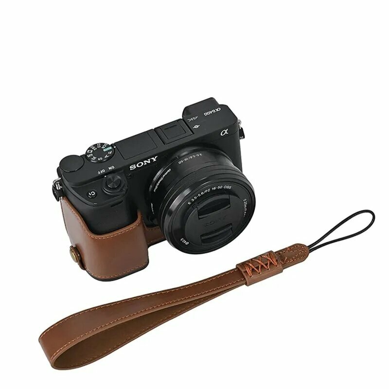 Чехол из искусственной кожи для Sony A6400/A6300/A6100/A6000