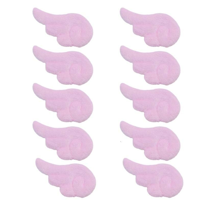 Аппликации в форме крыльев ангела (10 шт.), Розовый