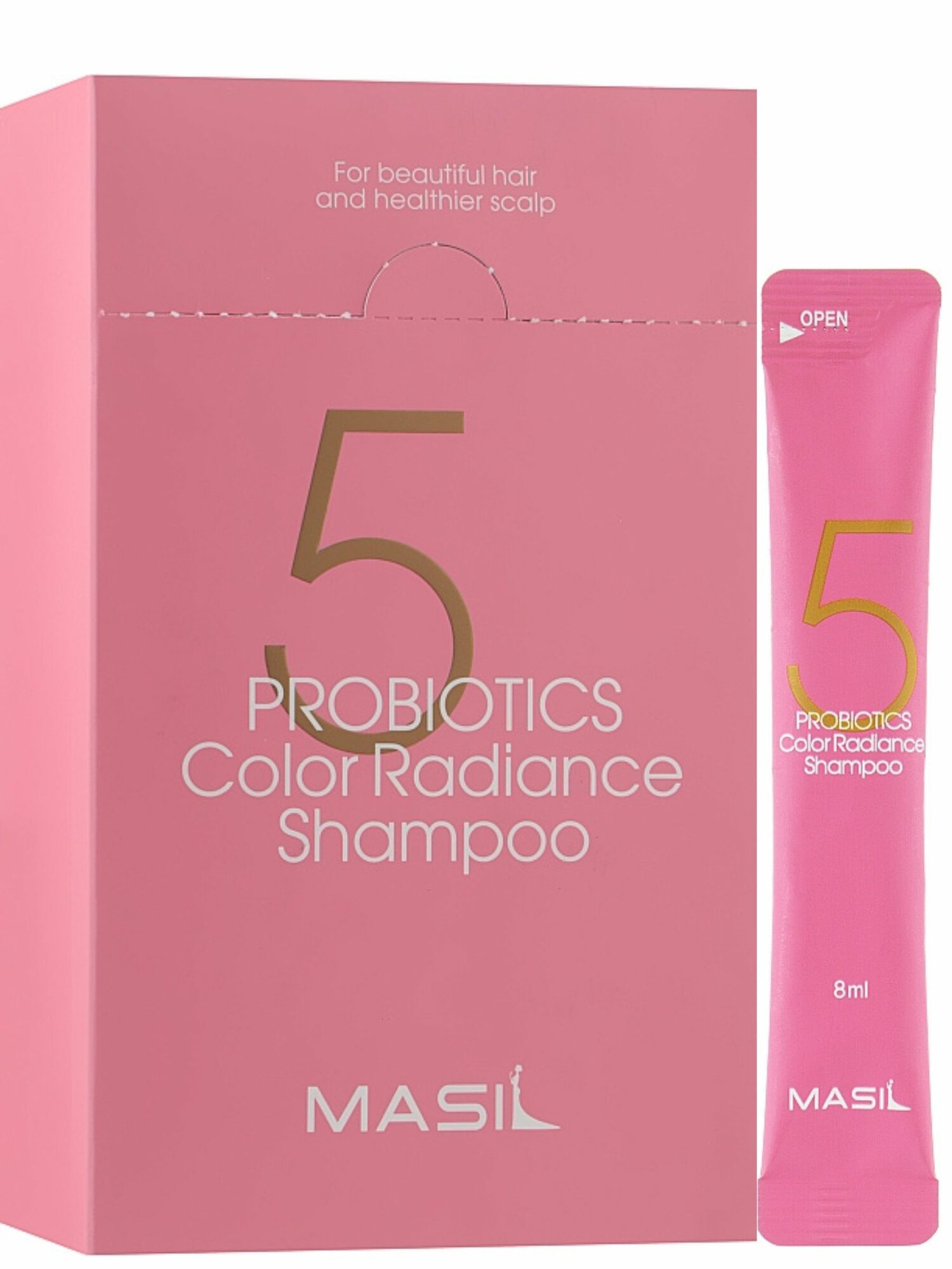 MASIL Шампунь с пробиотиками для защиты цвета 5 Probiotics Color Radiance Shampoo, 20 шт х 8 мл