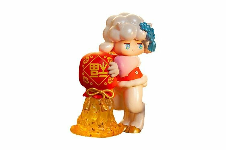 POP MART Leaping Tiger Spring Festival Collection Одиночный мистический бокс, Confirmed-Blessing and Prosperity (Open), assorted