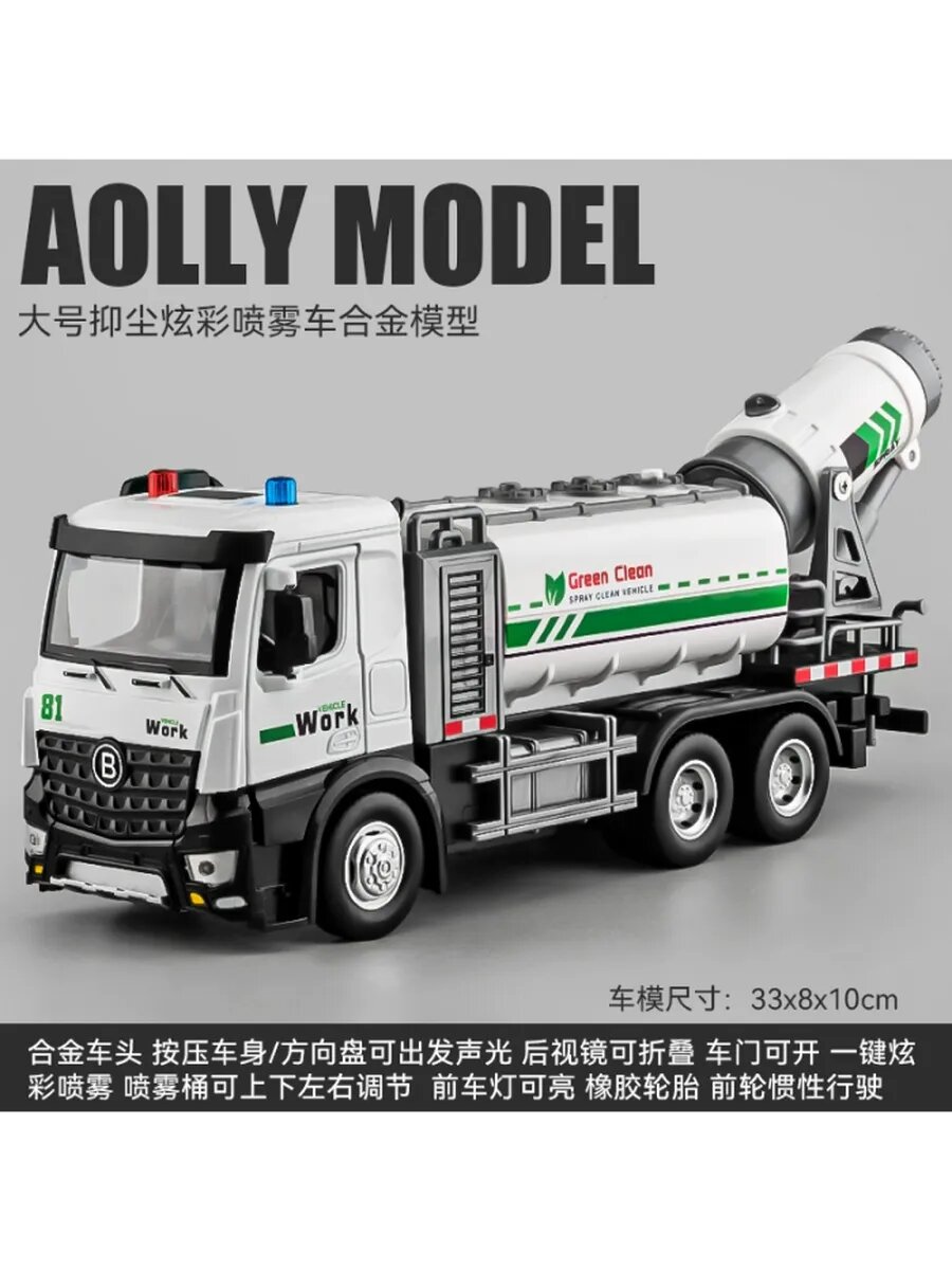 Машина-туман-свет-инерция-звук-31см