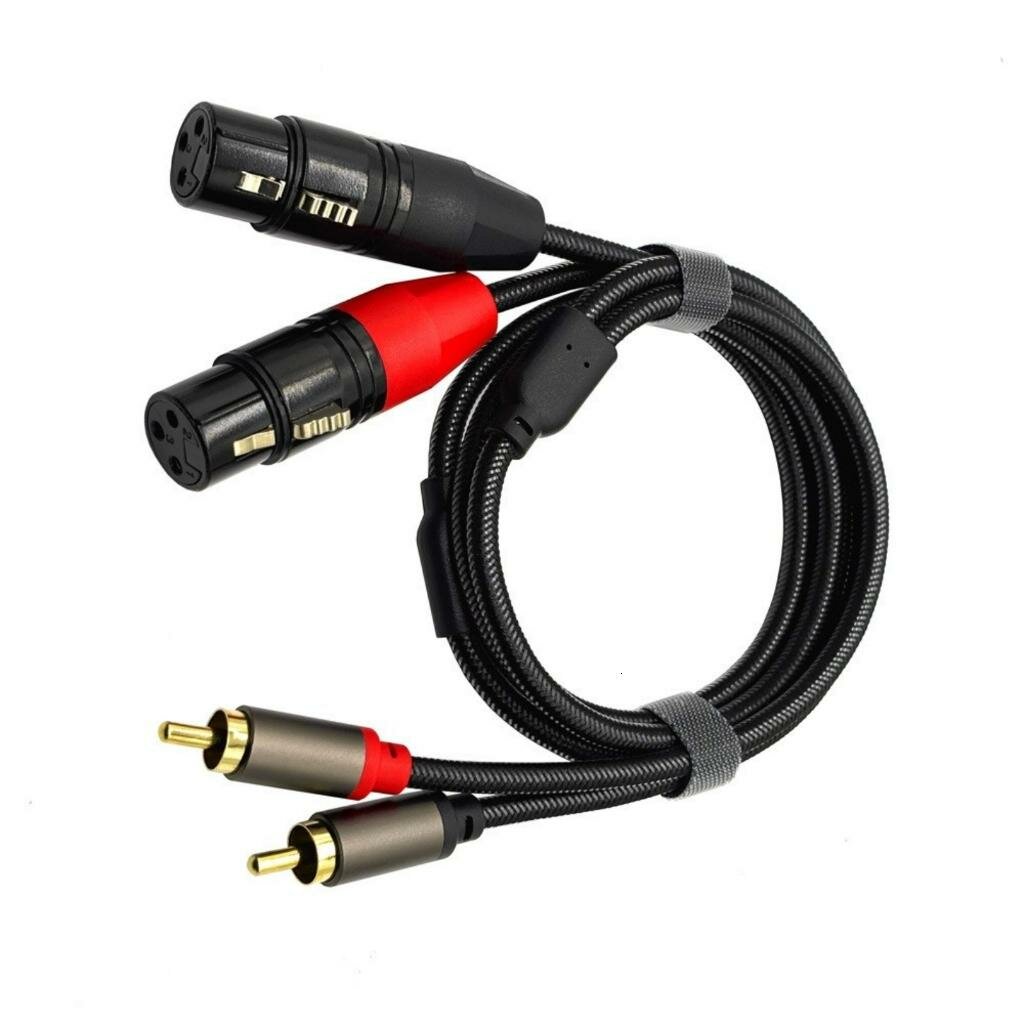 Кабель переходник RCA–XLR, 1m