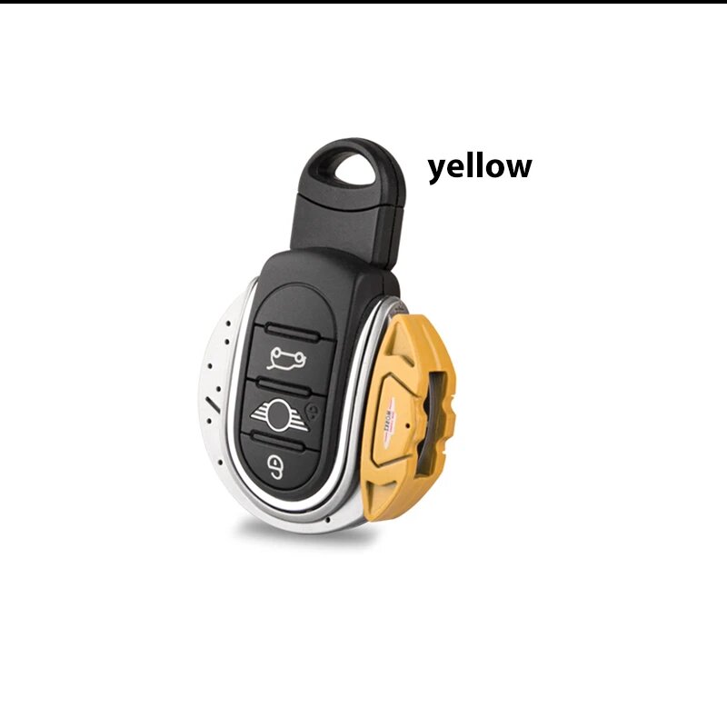 Чехол для ключей iJDM JCW для ключей от mini cooper, чехол для ключей, брелок для ключей для Yellow