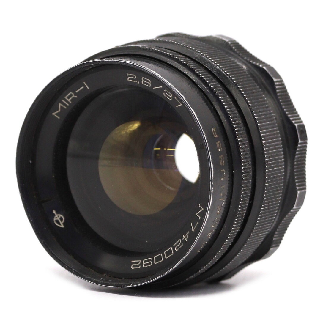 Объектив Мир-1 2.8/37 black GPB М42 (СССР, 1974)