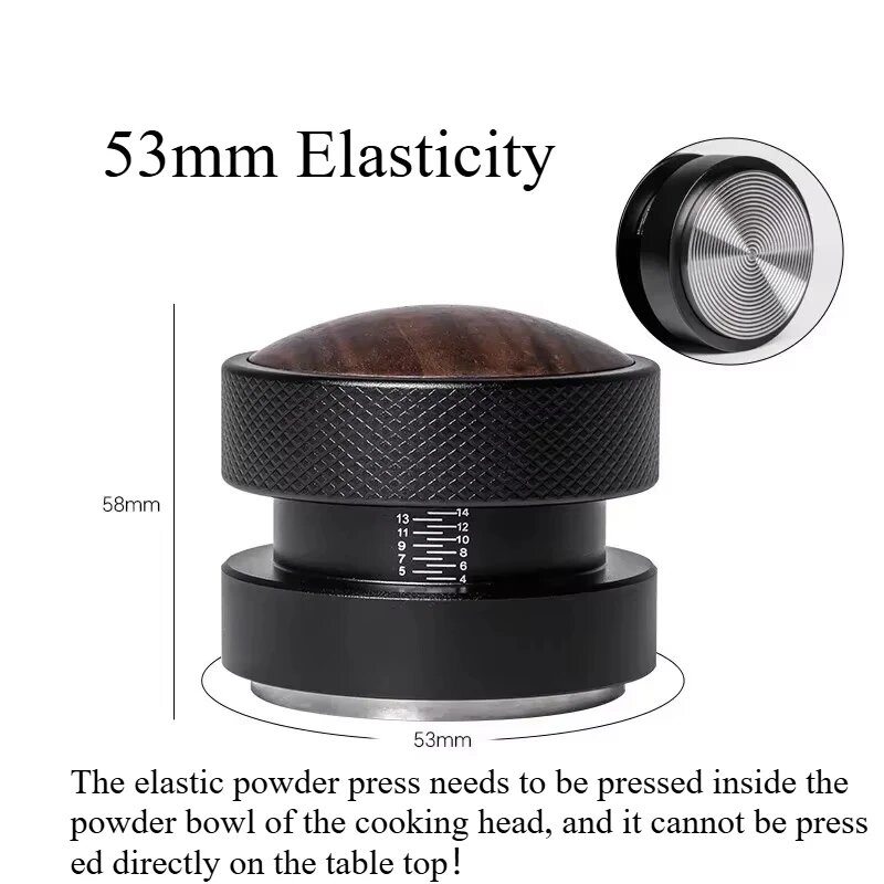 Темпер для кофе 53mm Elasticity