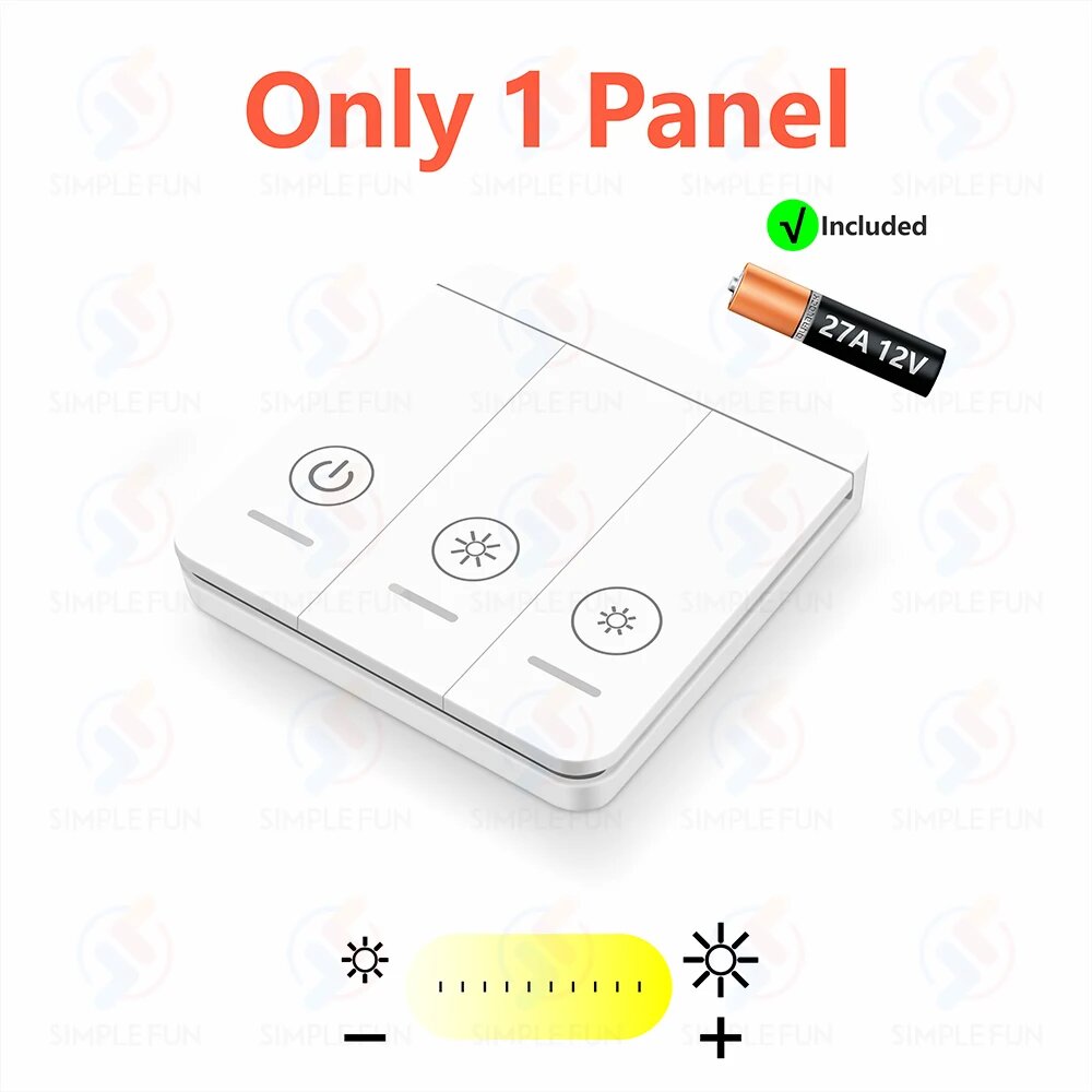 Беспроводной диммер SLMPLEFUN 433 МГц Only 1 Panel