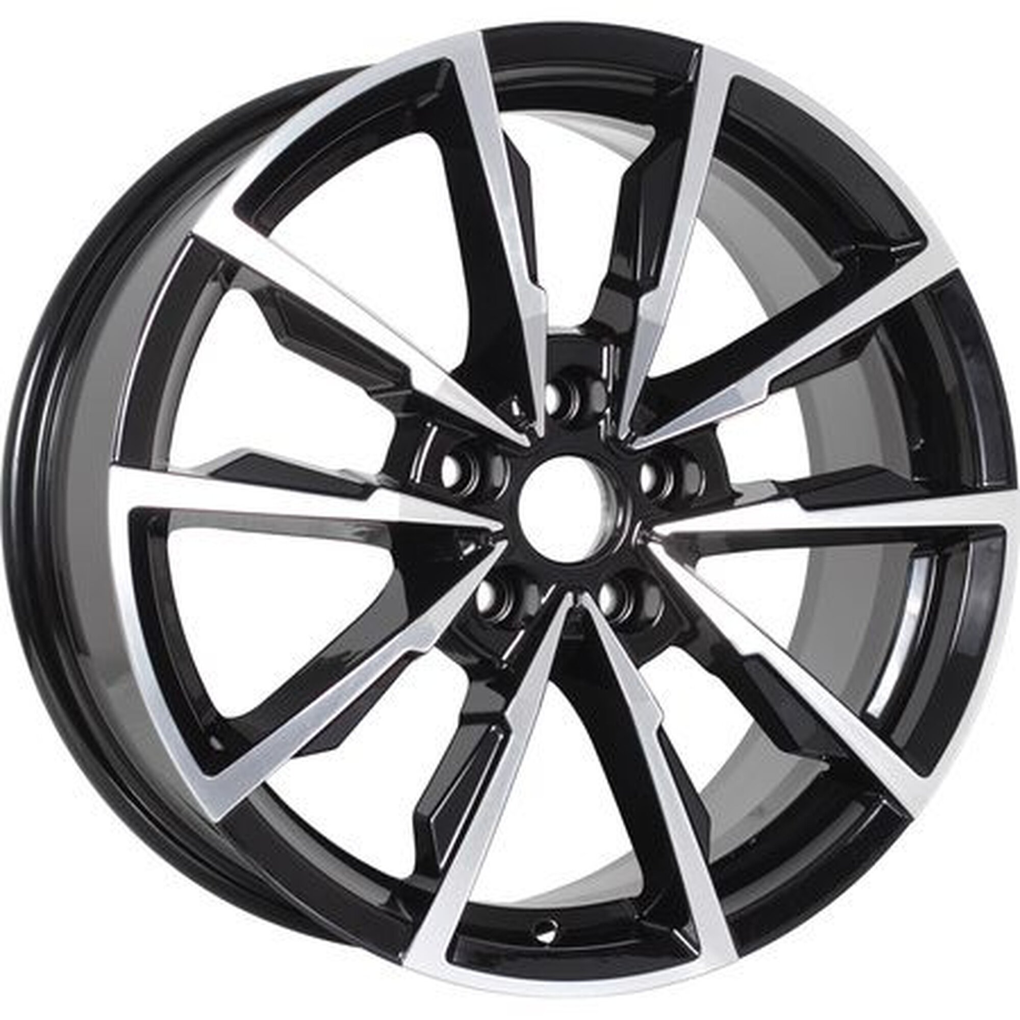 Колесный литой диск КиК Меренге R17x7.5 5x114.3 ET45 CB60.1 Almaz_black