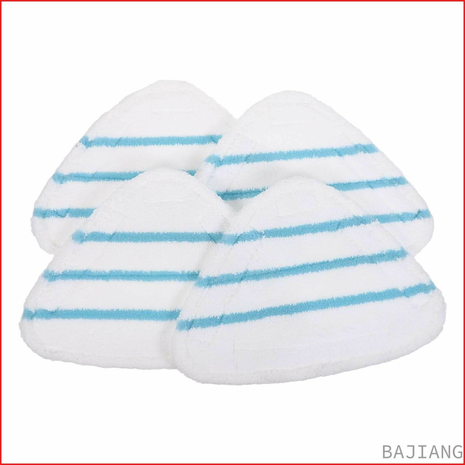 Комплект из 4 треугольных сменных микрофибровых насадок для паровой швабры, многоразовые