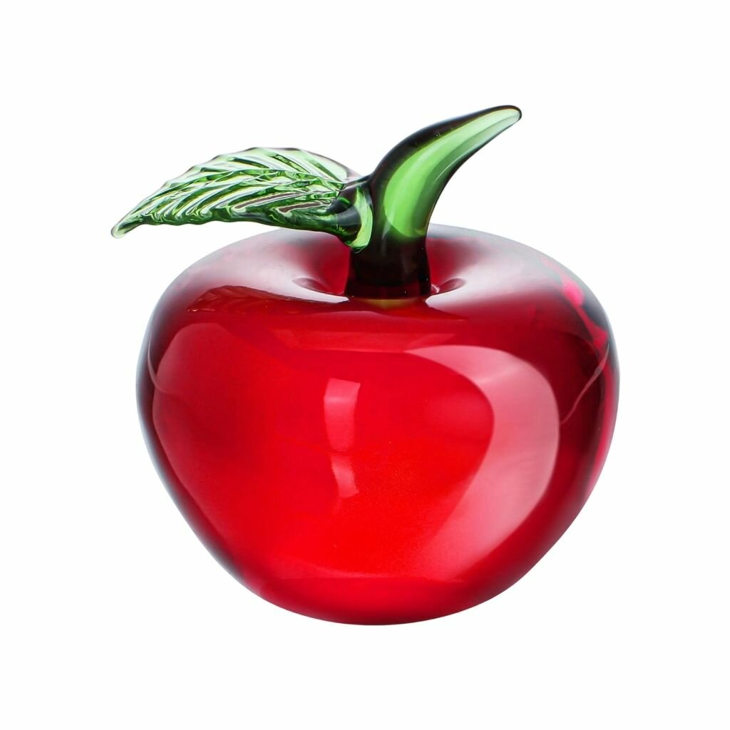 Стеклянная статуэтка из искусственного фрукта-apple