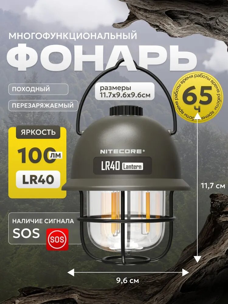 NITECORE Кемпинговый фонарь