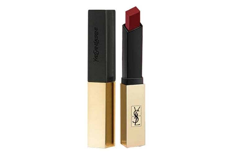 Маленькая помада женский САINT LAURENT Gold Bar, оттенок N23° Orange Red Tomato, матовая