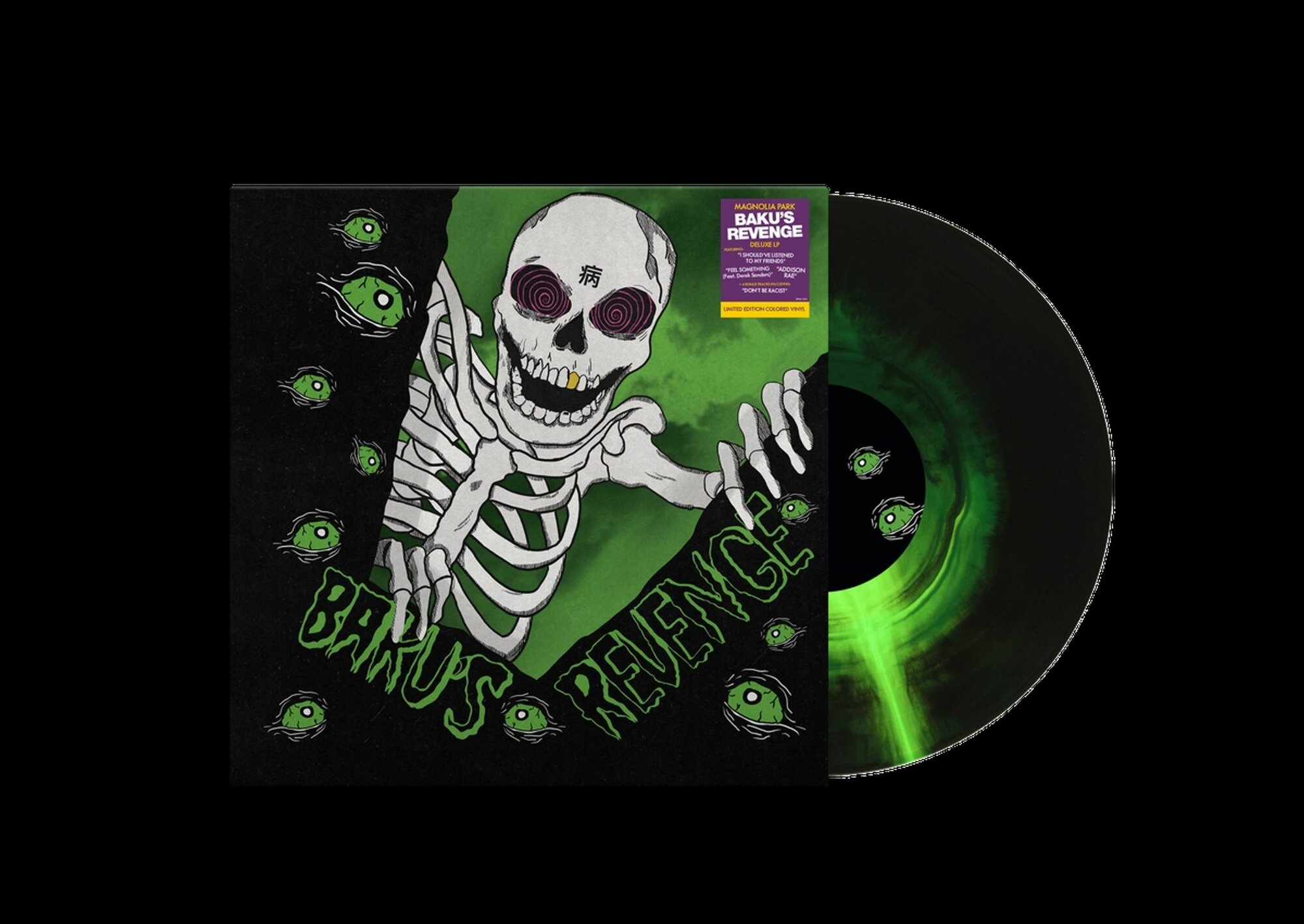 Виниловая пластинка Magnolia Park - Baku's Revenge (Limited Deluxe Edition) (Neon Green & Black Galaxy Vinyl) (LP) (1 LP)