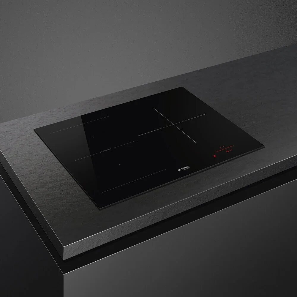 Варочная панель Smeg SI1M5633D1, индукционная, ультранизкий профиль, черная