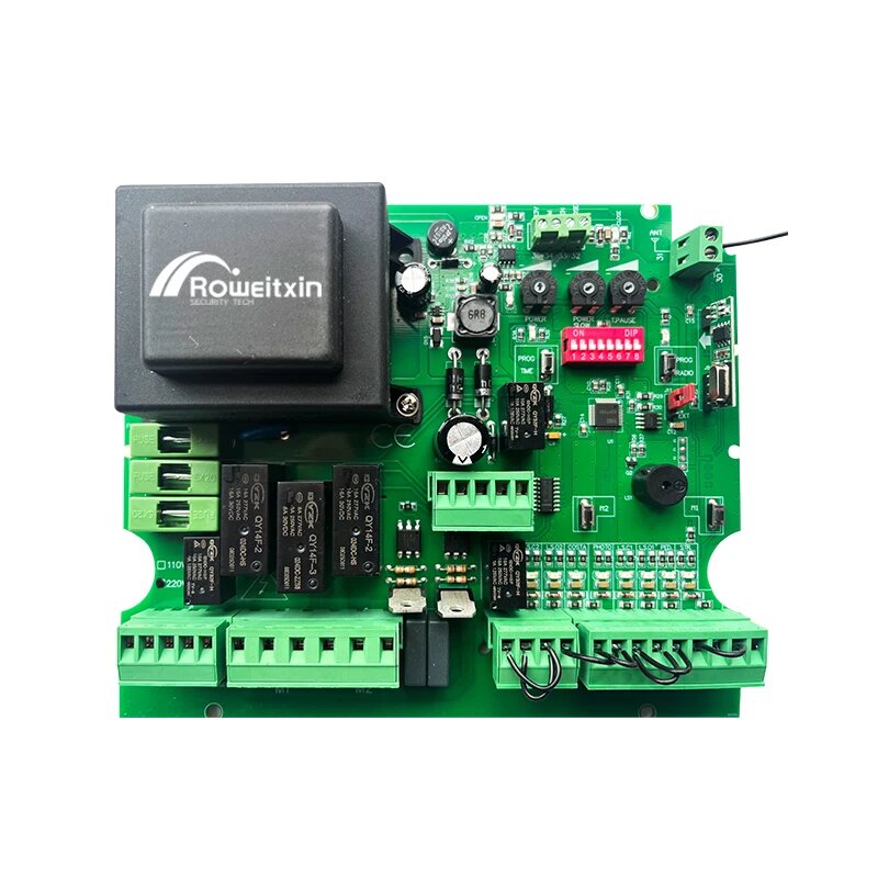 Roweitxin Печатная плата для распашных/раздвижных ворот 220В 433МГц G2 PCB